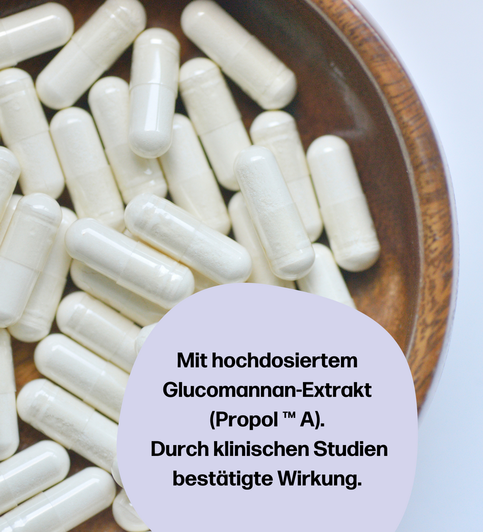 femcaps® SHAPE mit hochdosiertem Glucomannan (Propol™ A) | fembites