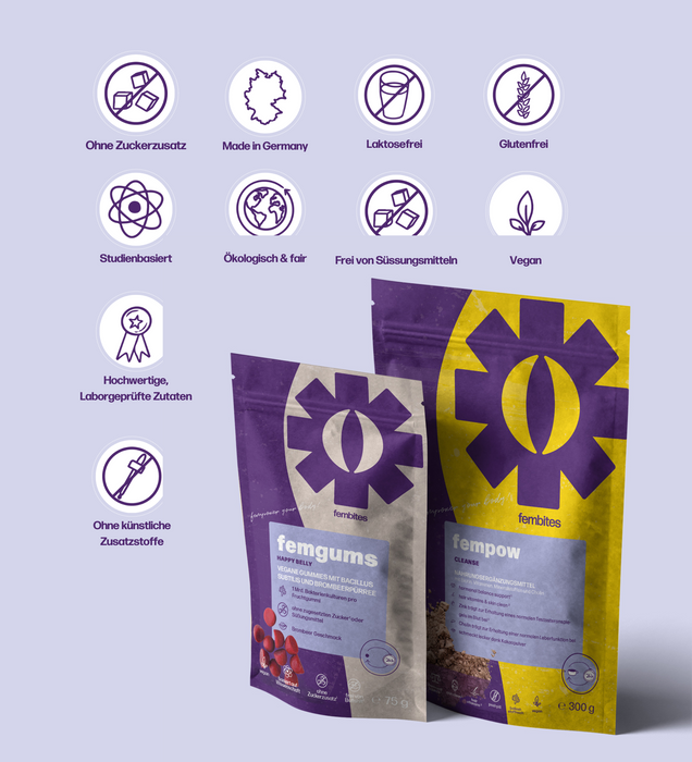FEMBIOTIC SET mit fempow® CLEANSE | fembites